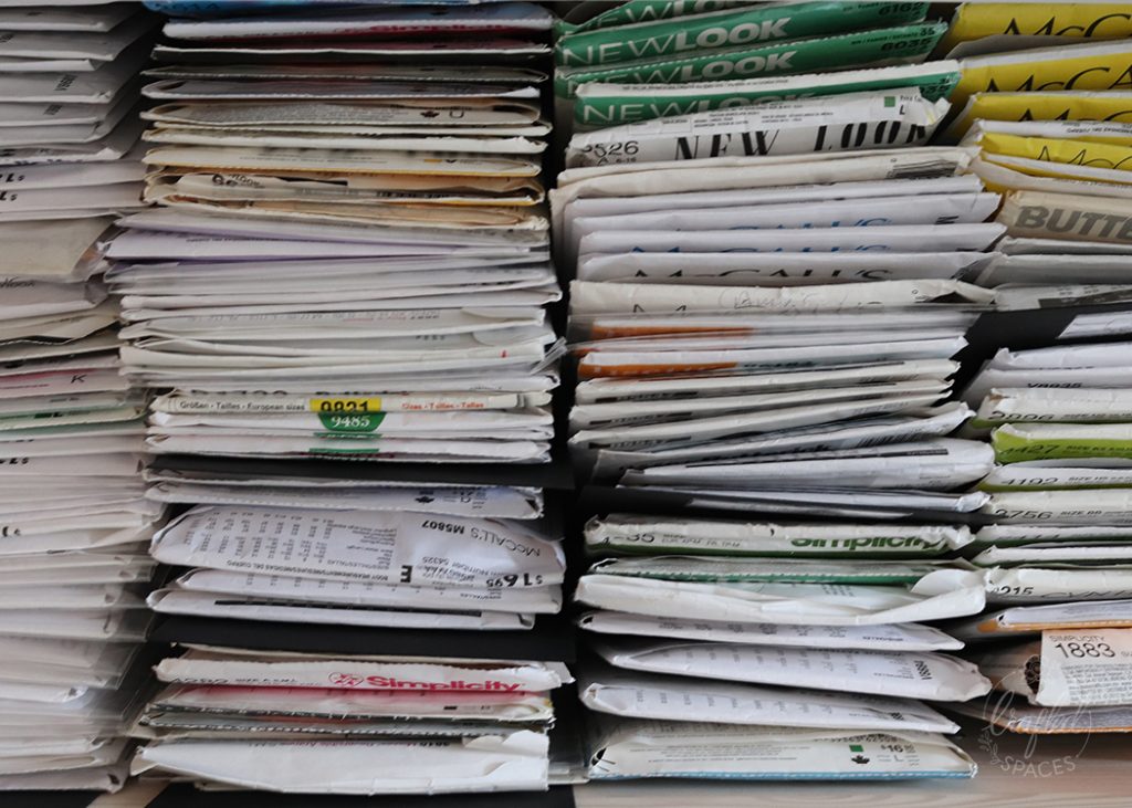 Organizing Your Sewing Patterns - Crafted Spaces