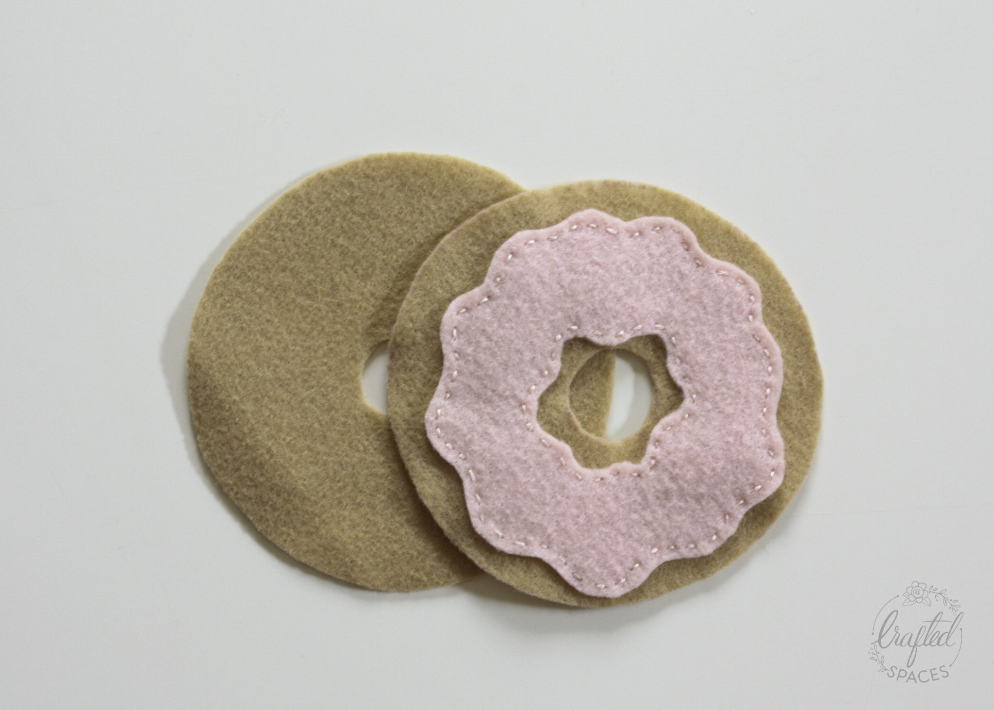 DIY Felt Donut - Crafted Spaces